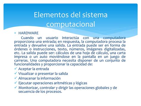 Componentes Básicos Del Computador Pptx Operating Systems