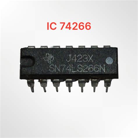 Ic 74266 Intergrated Circuit Sirkuit Terpadu Lazada Indonesia