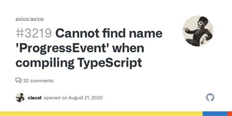 Cannot Find Name Progressevent When Compiling Typescript · Issue