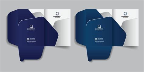 Minimalist Report Cover Template Office File Folder Design Clean And