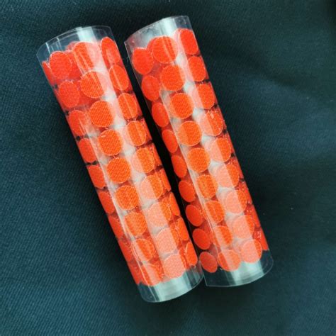 冲型背胶魔术贴粘扣带 1cm10mm直径圆形雪糕棒冰棍棒粘结用 虎窝淘