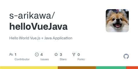 GitHub S Arikawa HelloVueJava Hello World Vue Js Java Application