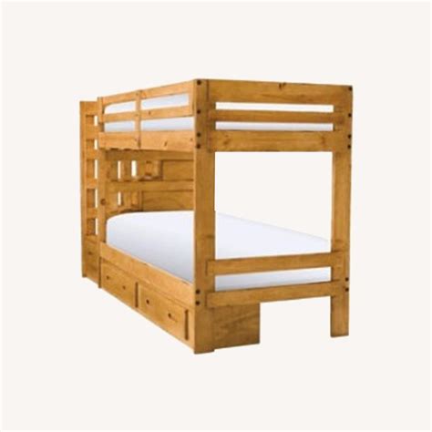 Raymour And Flanigan Twin Storage Bunk Bed Aptdeco