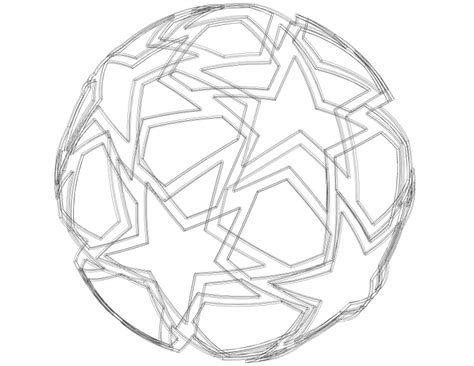 Wireframe Shape Geometric Finale Ball 3d Printing Model Threeding