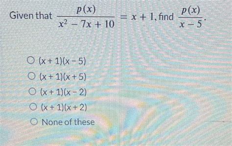 Solved Given That X X P X X Find X P X Chegg