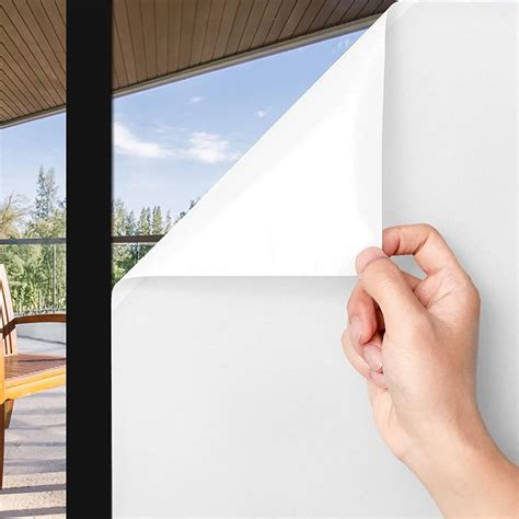 서리로 덥은 창 개인 정보 보호 필름 비 접착 재사용 가능한 창 유리 필름 열 제어 자기 정적 집착 이동식 창 스티커 Aliexpress