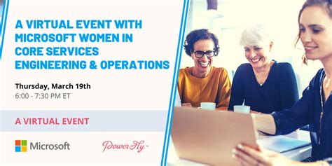 A Special Virtual Event With Microsoft Women Leaders Powertofly