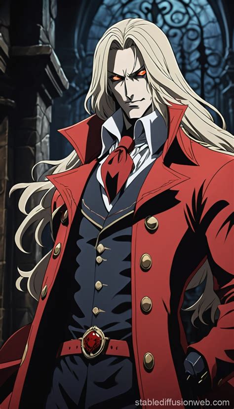 Alucard From Castlevania Netflix Anime Drawing In Kentaro Miura Berserk