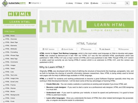 Gli 8 migliori siti per esempi di codifica HTML di qualità TecnoBabele