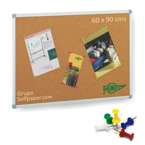 Pizarra Corcho Enmarcado X Marco Aluminio