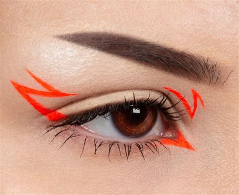 Bright Red Cake Neon Matte Eyeliner With Applicator Brush Water