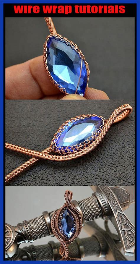 Wire Wrapped Stone Pendants Diy Wire Wrapped Jewelry Tutorials Easy Wire Weaving Tutorials Artofit