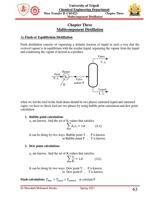 Chapter 3 Multicomponent Distillation Shortcut Methods Pdf Distillation Scientific Phenomena