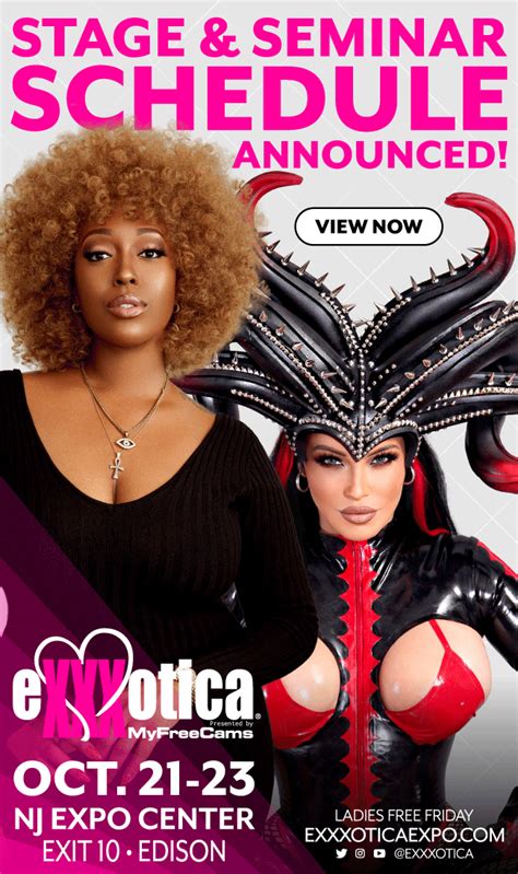 Exxxotica Nj S Stage Seminar Schedule Announced Adult Industry News