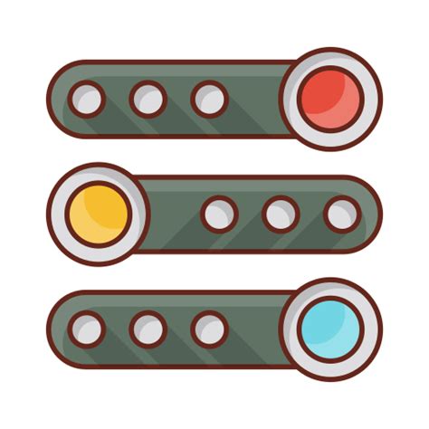 Schieberegler Kostenlose Musik Icons