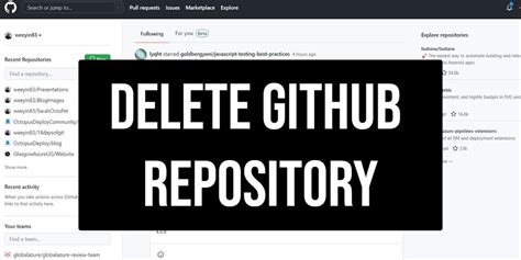 A Step By Step Guide To Deleting A Repository On Github The Ops Community ⚙️