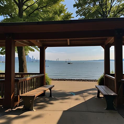 A House On A Dock With A House On The Water Premium Ai Generated Image
