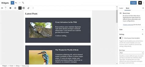 Diving Into WordPress 5 8s New Widgets Screen WP Tavern