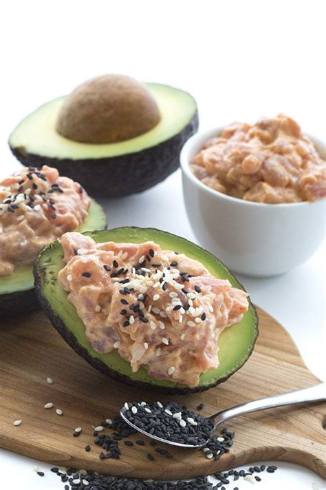 Spicy Tuna Stuffed Avocados All Day I Dream About Food