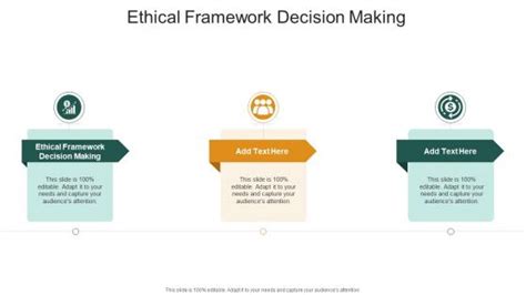Ethical Framework Of Decision Making Slide Team
