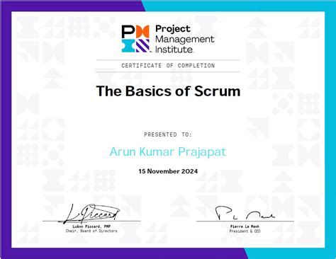 Pmi Projectmanagement Scrum Agile Professionalgrowth… Arun Kumar Prajapat
