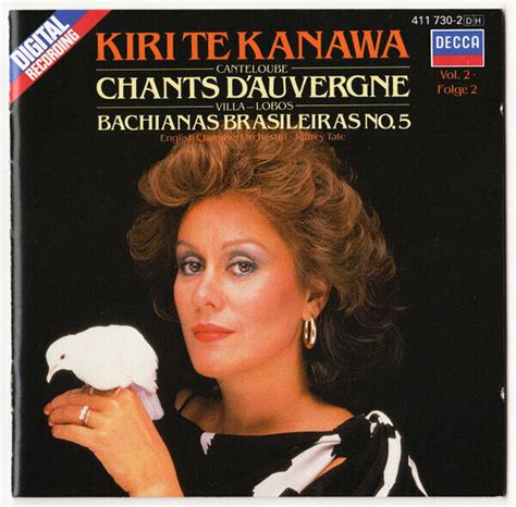 Kiri Te Kanawa English Chamber Chants D Auvergne Vol 2 Decca 411 730