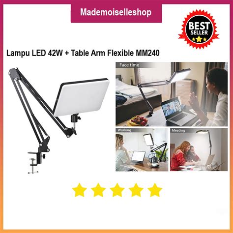 แพ็คเกจสตรีมมิ่ง Led ซูมวิดีโอ Led Mm240 42w Bi สี รีโมตคอนโทรล