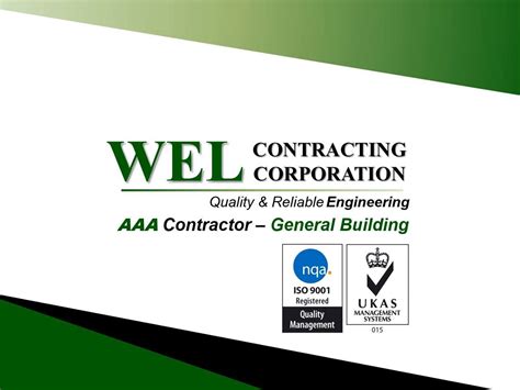 Wel Contracting Corporation Wel Company Profile