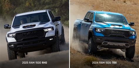 Ram 1500 Rho Vs Trx Trim Level Comparison