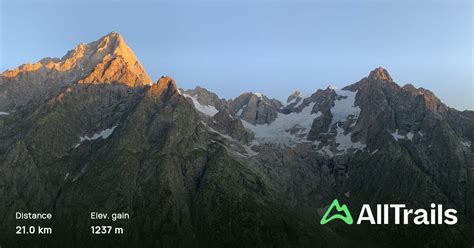 Planpincieux Tète Entre Deux Sex Aosta Valley Italy Map Guide