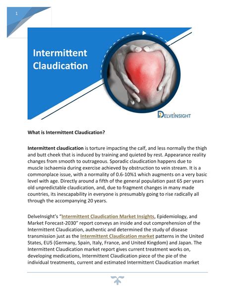 Ppt What Are The Symptoms Of Intermittent Claudication Powerpoint