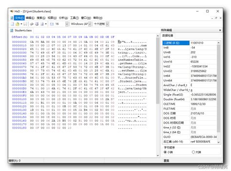 【java 虚拟机原理】class 字节码二进制文件分析 一 字节码文件附加信息 魔数 次版本号 主版本号 常量池个数
