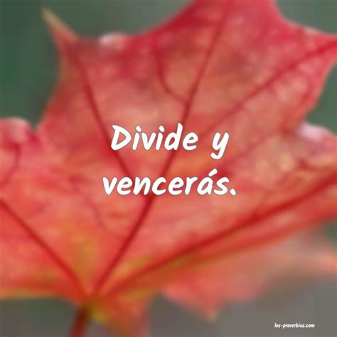 Divide y vencerás