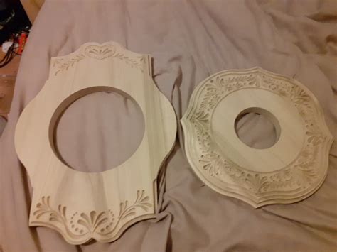 Projects Of The Month Vectric Customer Clock To My Daughter Carving