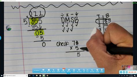 Standard Algorithm For 4th Grade Long Division Youtube
