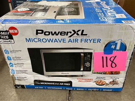 Power Xl Microwave Air Fryer In Box Earls Auction Company