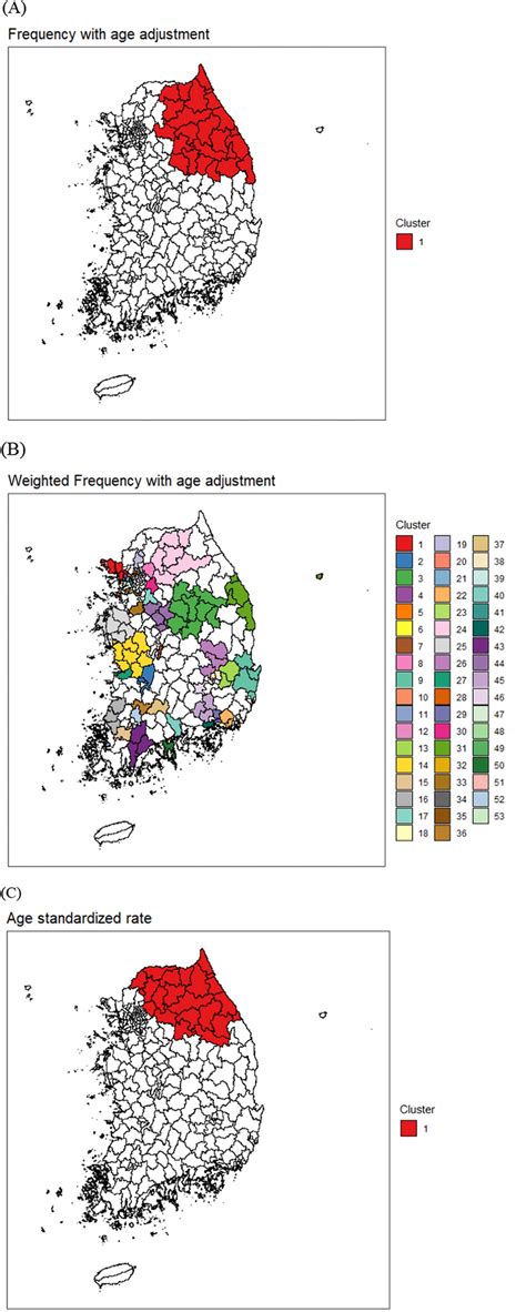 Significant Spatial Clusters Detected With High Diabetes Diagnosis
