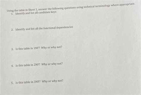 Solved Could You Help Me Answer These Questions Based Of The Chegg