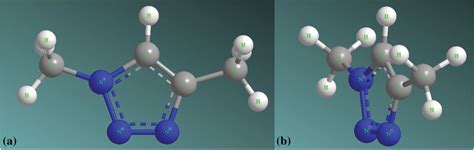 3d Structure Of 1 4‐dimethyl‐1 2 3‐triazole Ring A Front View And Download Scientific
