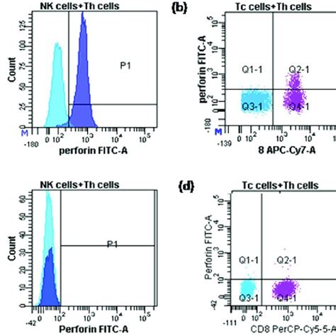 Perforin Expression On Nk Cells And Tc Cells On Fhl2 Patient And Normal