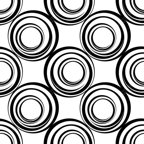 Seamless Pattern With Circlesvector Illustration Web Wallpaper Black Vector Web Wallpaper