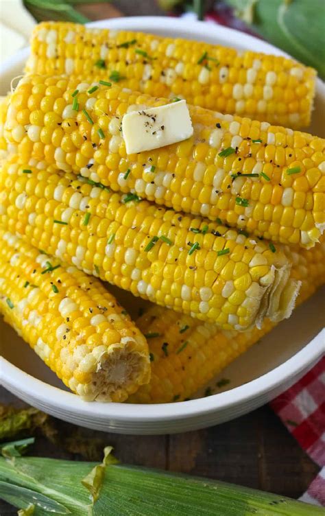 Milk Boiled Corn On The Cob Butter Your Biscuit