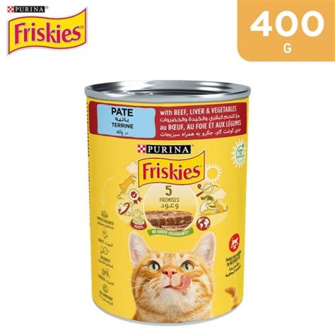 Buy Purina Friskies Beef And Vegetables In Chunkpound Wet Cat Food 400g