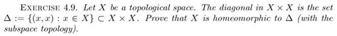 Solved ExERCISE 4 9 Let X Be A Topological Space The Chegg Com