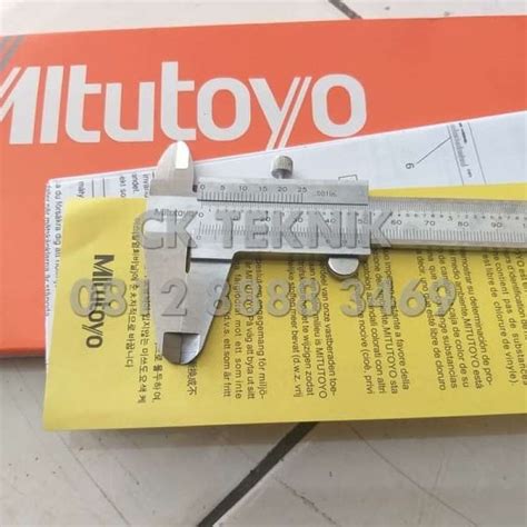 Jual Vernier Caliper Mitutoyo 150 Mm Sigmat Manual 6 Jangka Sorong 6