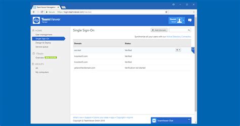 Single Sign On Teamviewer