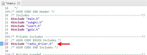 using the low level sub ghz radio driver for the stm32wl series