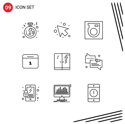 9 Thematic Vector Outlines And Editable Symbols Of Chat Plumbing Drive Plumber Month Editable