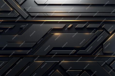 Premium Photo Layered Panels Futuristic Abstract Wallpaper Geometric Technological Reflective