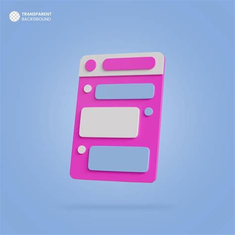 Premium Psd Speech Bubble 3d Conversation Ui Interface Icon